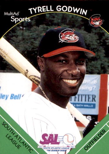 2002 South Atlantic League Prospects #14 Tyrell Godwin Wilmington North ...