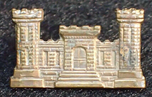 WWII US Homefront Army Sweetheart Lapel Pin Corps of Engineers Castle ...