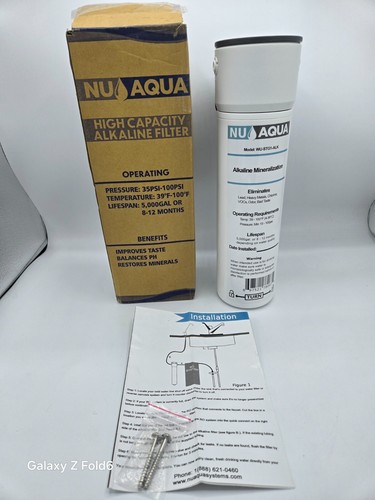 NU Aqua 1/4" Quick Connect High Capacity Inline Alkaline ...