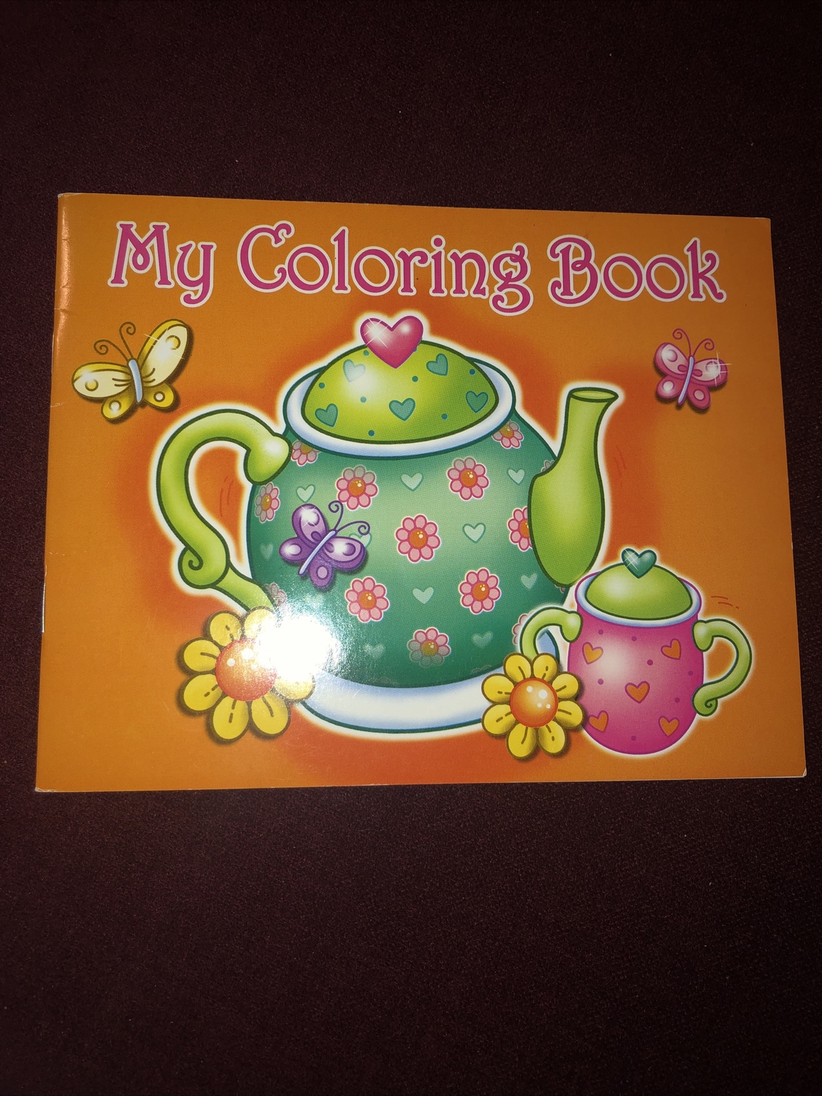 New, Women’s/Girl’s, My Coloring Book, Tea Themed Coloring Book | eBay