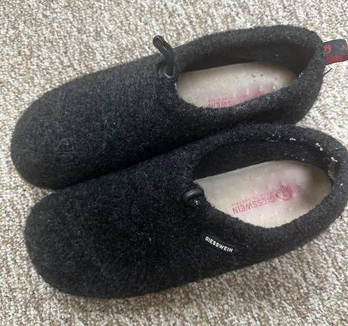 Giesswein Women’s Vent Gray Wool Clogs Slippers Comfort Mule Size 45 ...