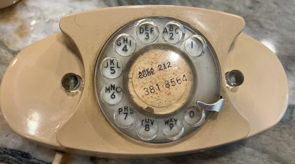 Vintage "Princess" Bell Sytem Western Electric Rotary Phone (cream ...