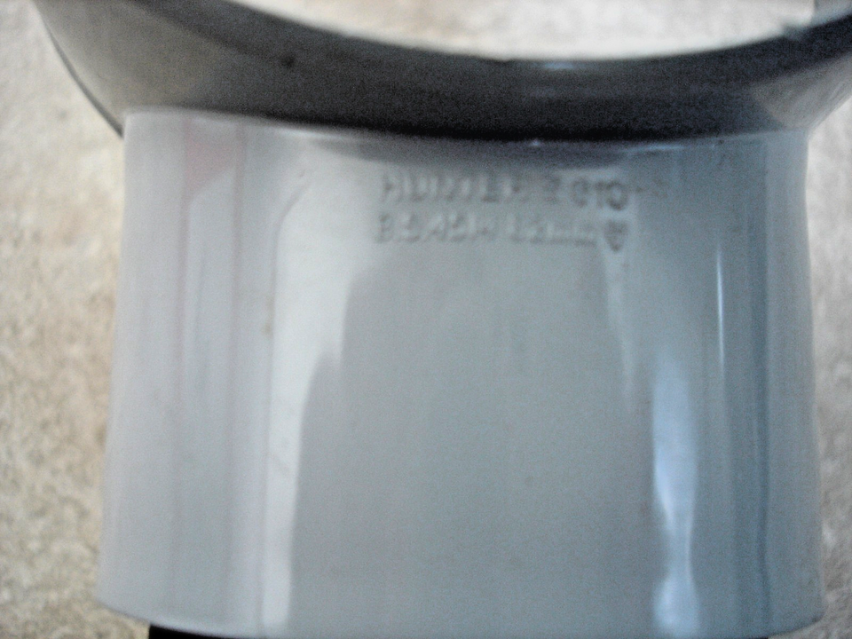 Hunter Grey 82mm Soil Pipe Strap Boss with 40mm Pushfit Adaptor | eBay UK