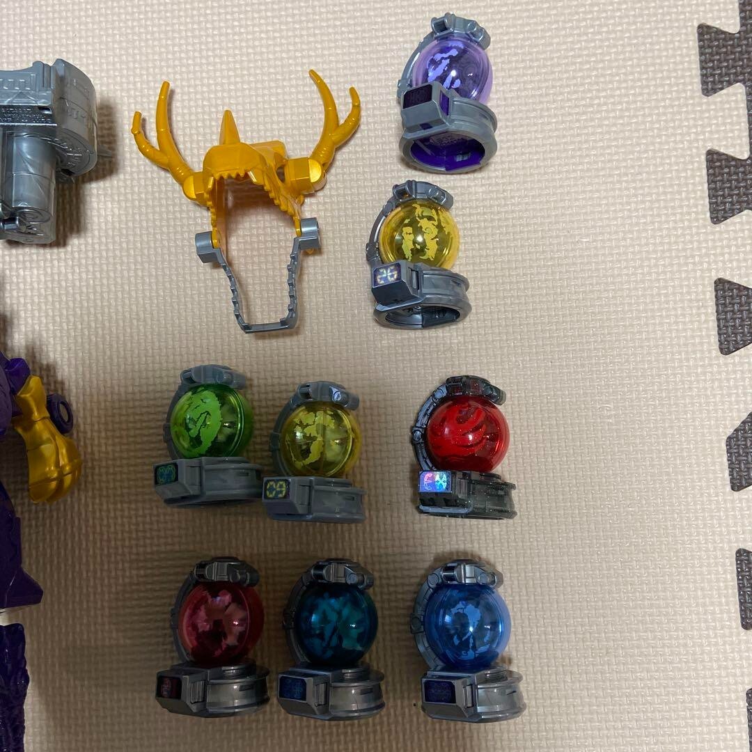 Power Rangers Uchu Sentai Kyuranger DX Ryutei-oh kyutama Set Megazord ...