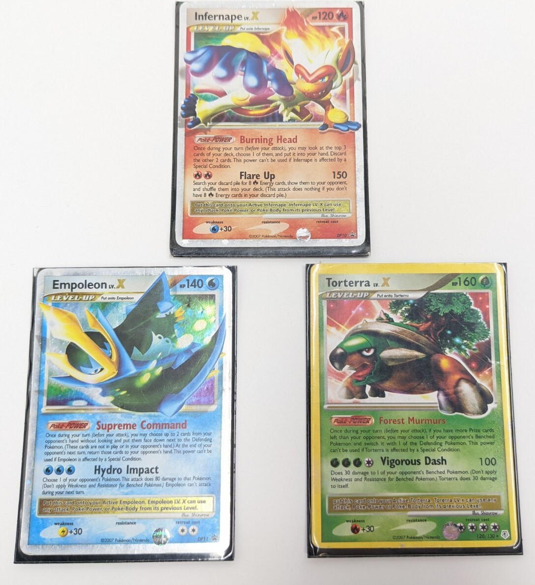 Empoleon Infernape And Torterra