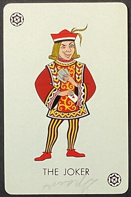 Winking Joker Single Swap Playing Card | eBay