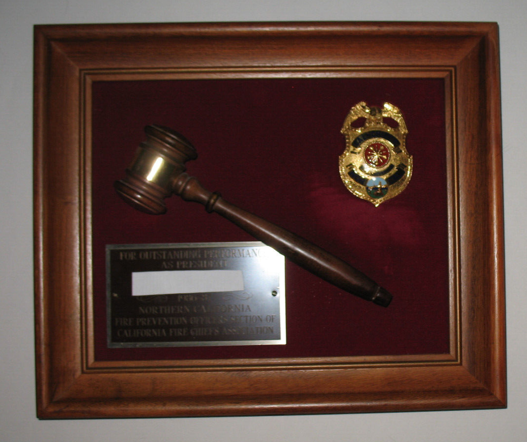 Vintage Cal-Chiefs Fire Prevention NCalifornia Firefighter Fireman ...