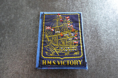 HMS Victory Woven Cloth Patch Badge (L81S) | eBay