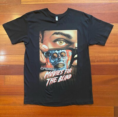 CAGE Movies For The Blind 2021 Poster T-Shirt Size Large - Chris Palko ...