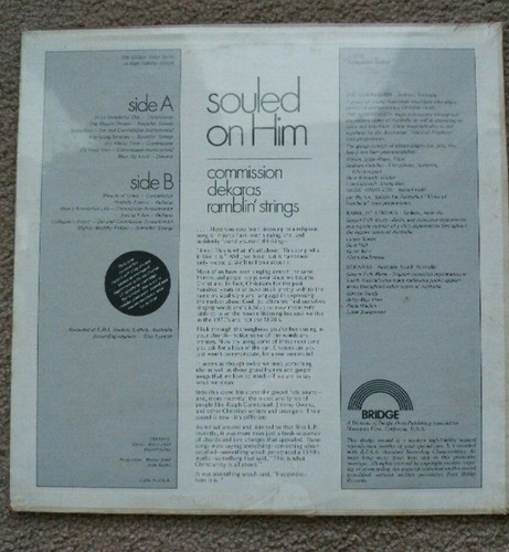 SEALED LP Commission Dekaras Ramblin' Strings-Souled On Him Bridge S ...