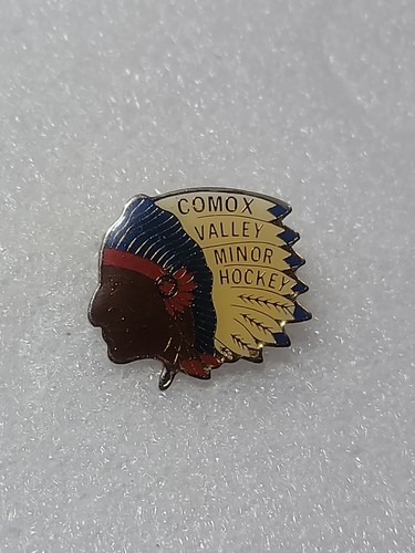 Comox Valley Minor Hockey Chiefs Enamel Lapel Hat Pin Native American ...