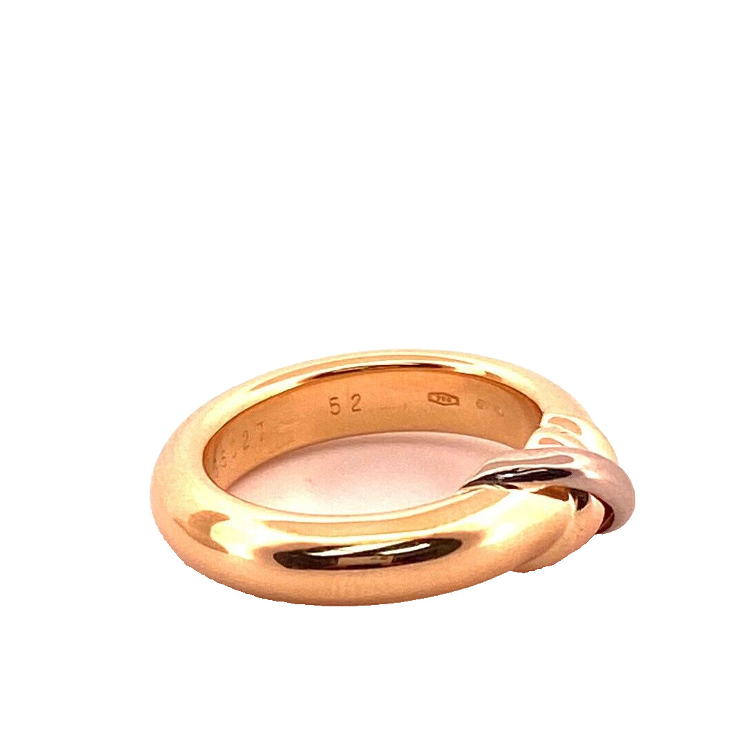 Vintage Cartier Trinity 1995 18K Tri-Gold Ring Size 5… - Gem