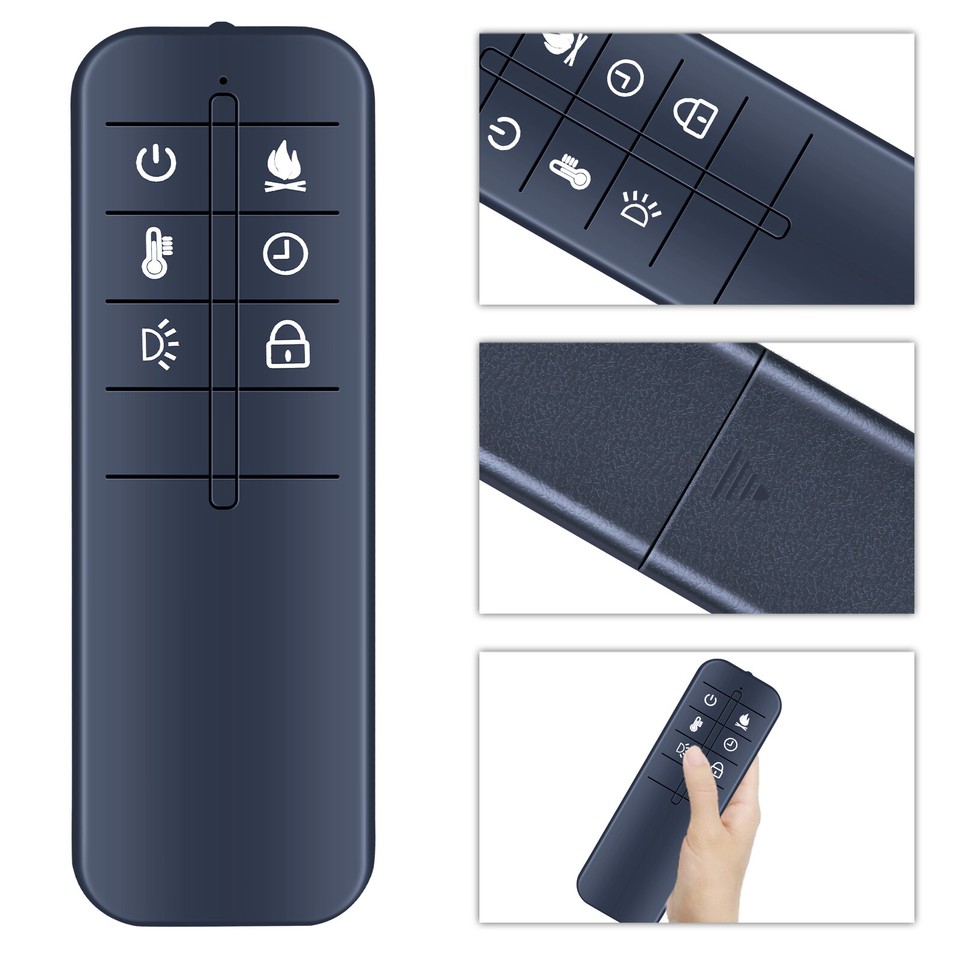 Remote Control For Febo Flame Electric Fireplace Heater ZHS-36-A 15IN ...