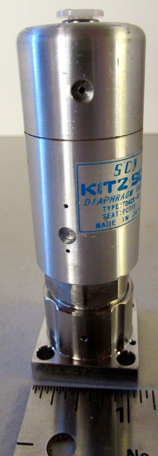 Kitz SCV O-Ring Manifold Mount High Purity Diaphram Valve TD4CS-GC ...