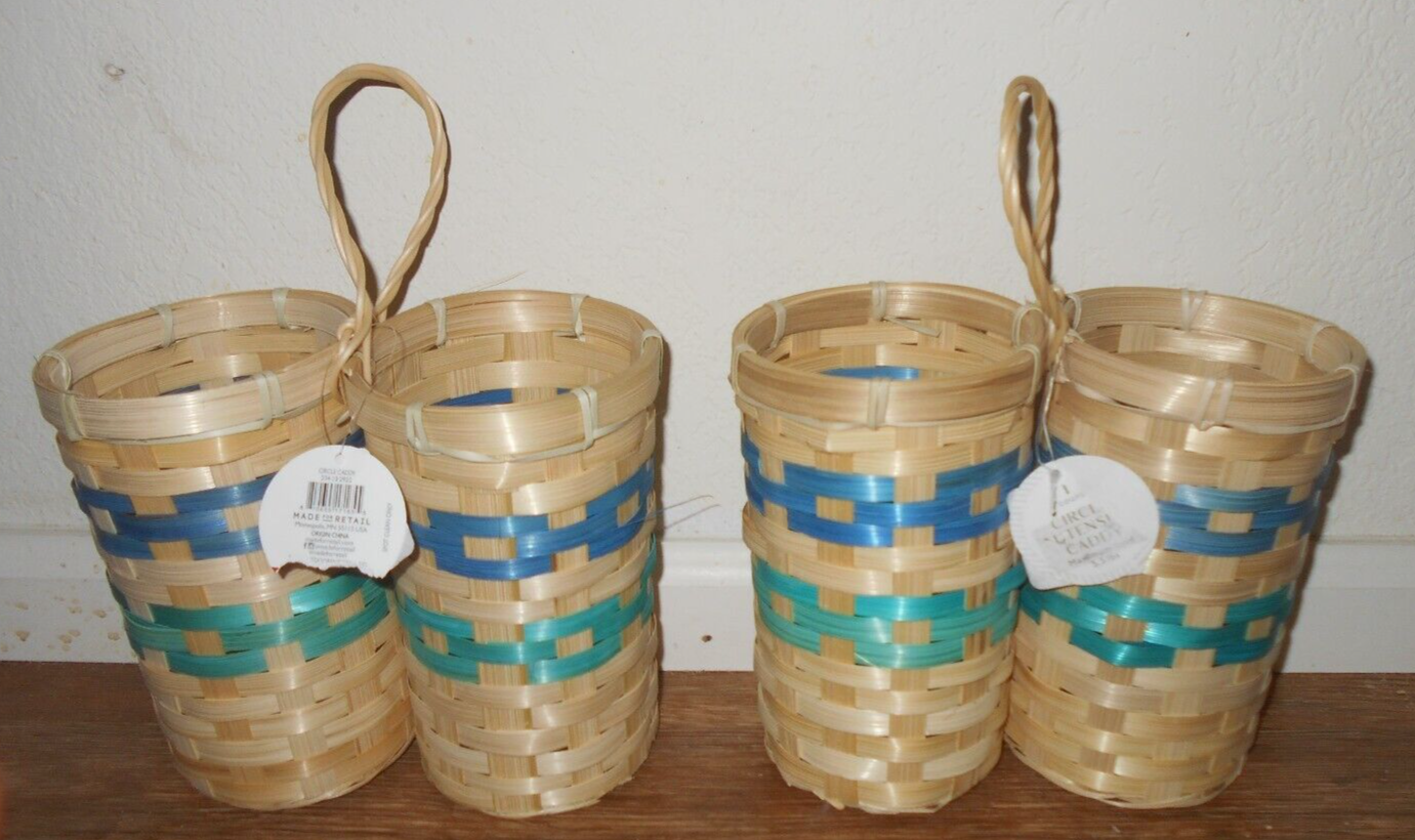Made For Retail Two Basket Circle Caddys | eBay