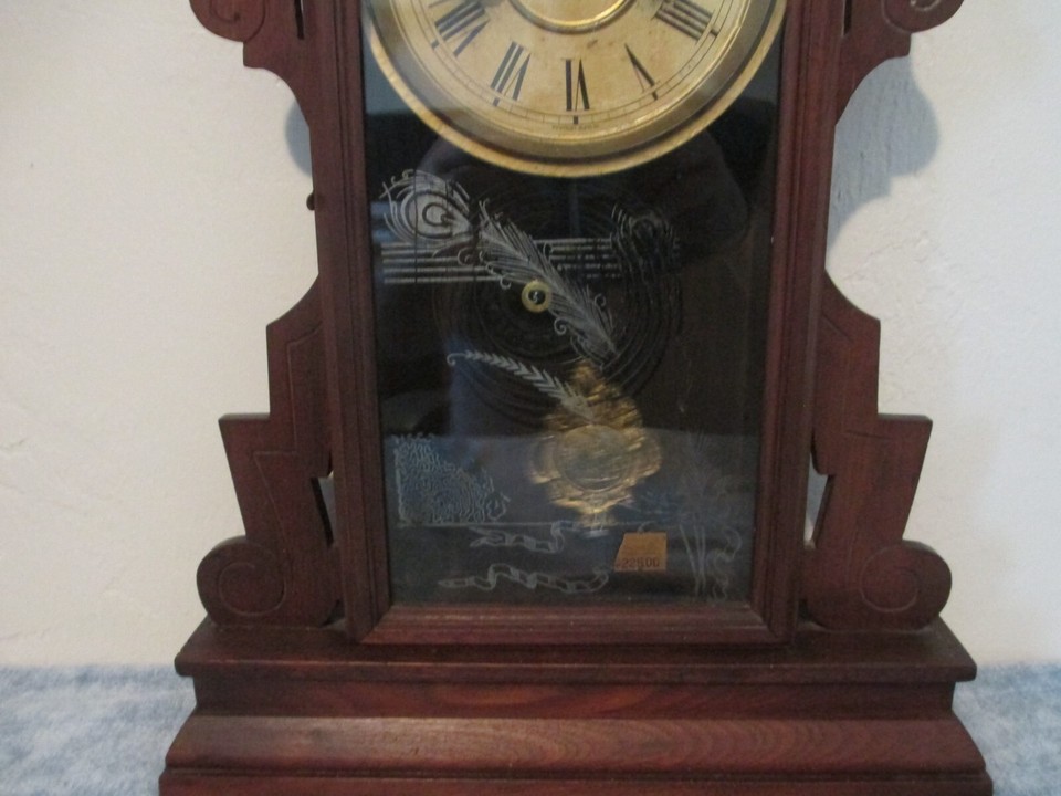 1874 WATERBURY HOUR STRIKE 30 HOUR PARLOR KITCHEN CLOCK | eBay