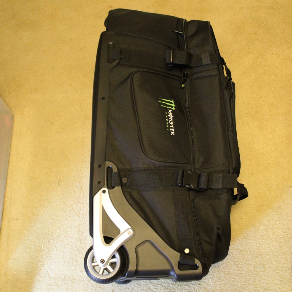 Monster Energy Wheeled Travel Bag 36'' Ext. Handle Luggage Bag Ogio ...