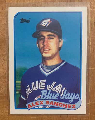 1989 Topps Traded Alex Sanchez Rookie Toronto Blue Jays #109T | eBay