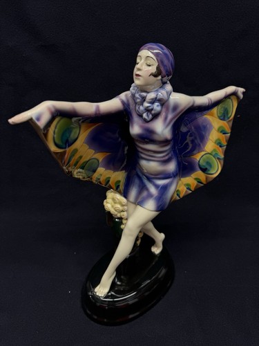Goldscheider Art Deco Figurine Captive Bird c1922 | eBay Australia