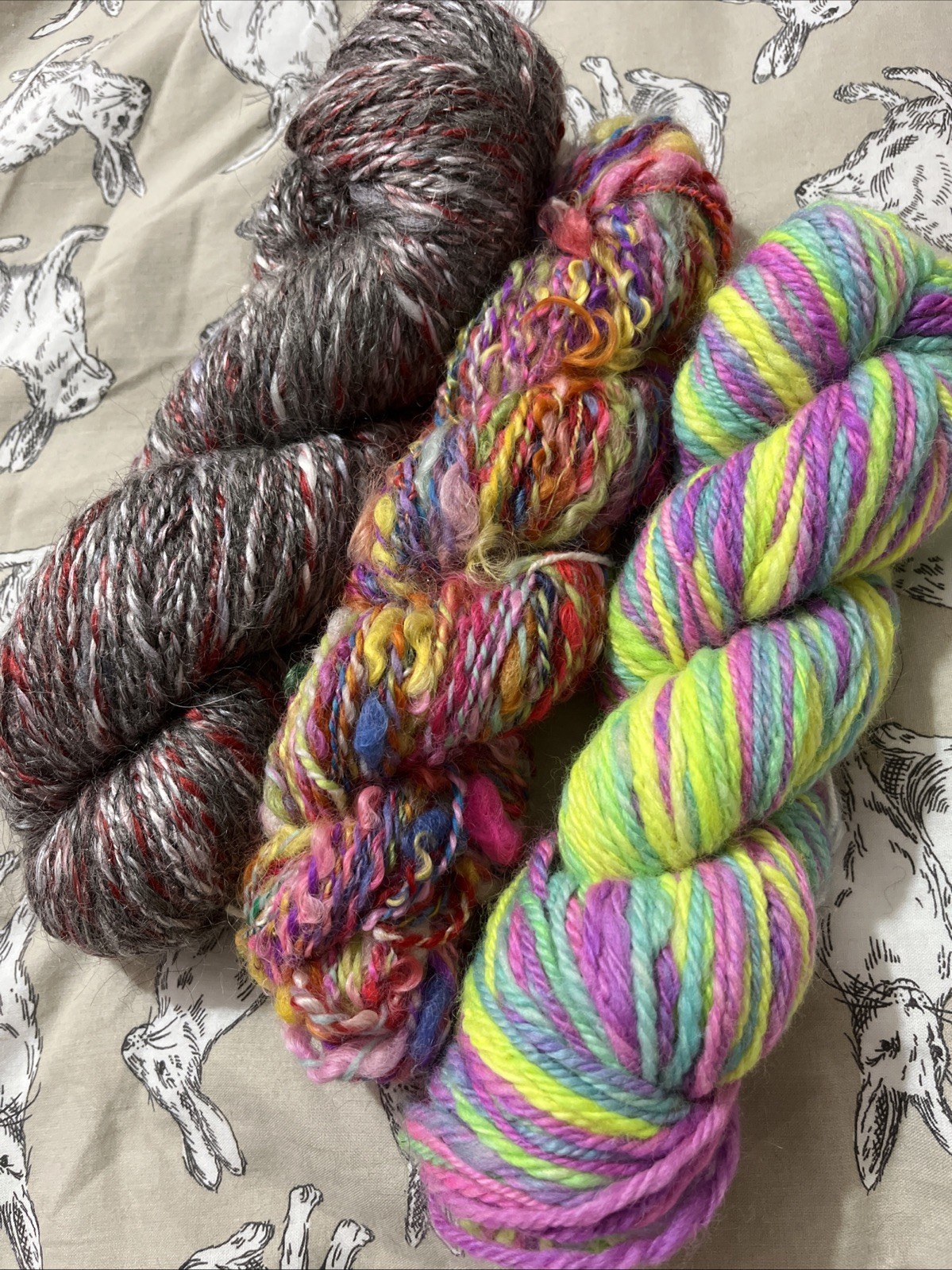 Job Lot Of Hand-spun Yarn For Knitting Crochet Wool Locks Silk | eBay UK