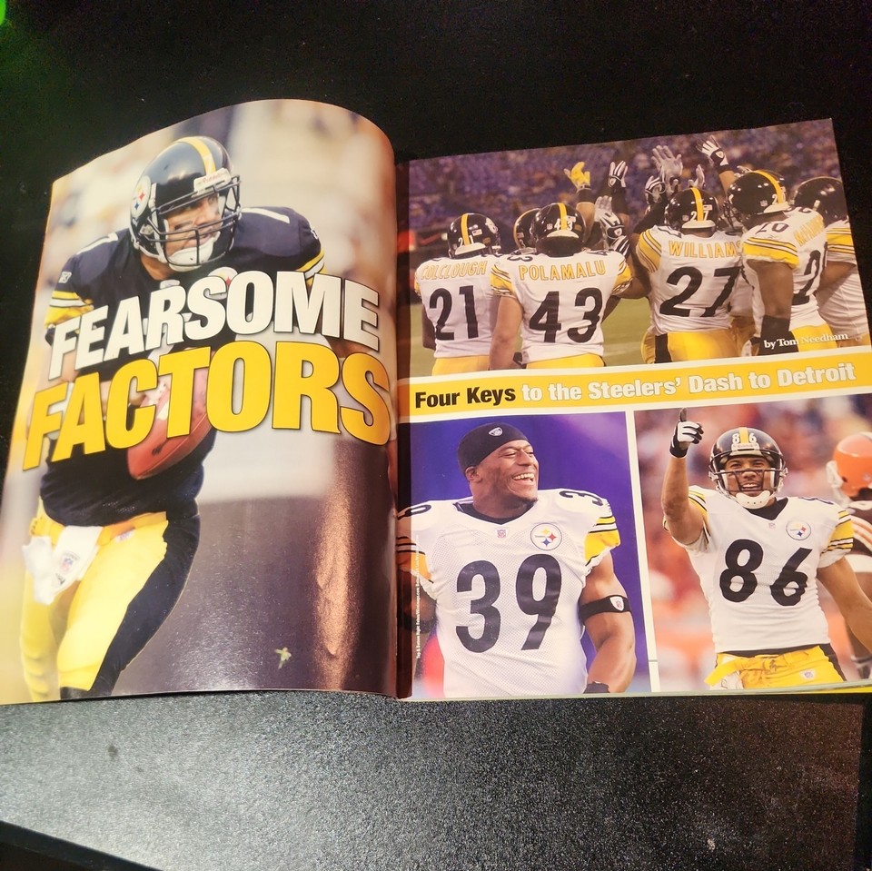 PITTSBURGH STEELERS SUPER BOWL CHAMPIONS NFL YEARBOOK PROGRAM 2005 ...