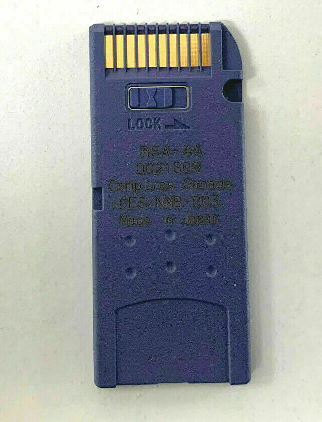 Genuine Sony Memory Stick OLD MS 32MB 64MB MSA-4A MSA-8A MSA-16A, MSA ...