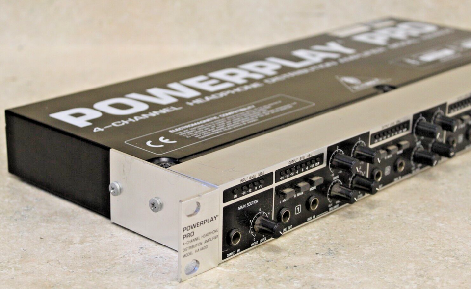 Behringer Powerplay Pro Headphone Distribution Amplifier HA4600 *Pre ...