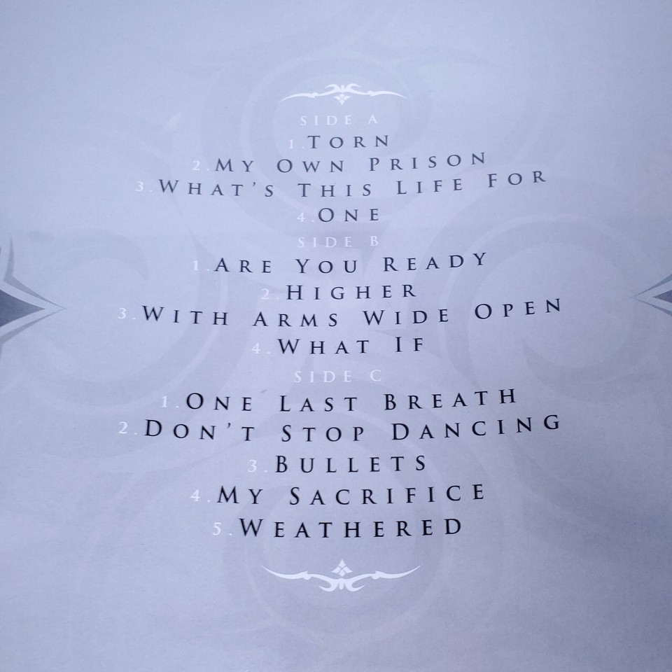 Creed - Greatest Hits Red Smoke Vinyl Record 2LP Etched Sealed LE ...