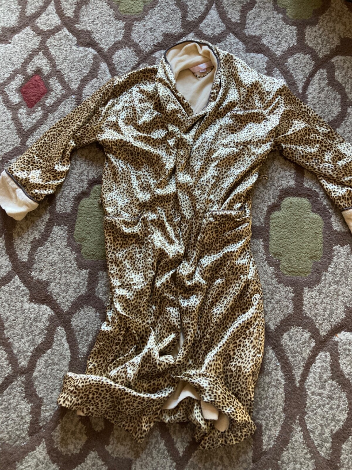 Vintage VICTORIAS SECRET Animal Print LEOPARD Lounge … - Gem