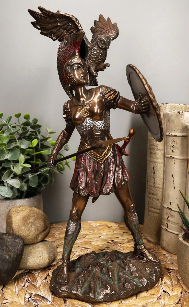 Greek Goddess Athena With Owl