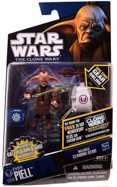 Star Wars TCW 2011 Jedi Master Even Piell Figure Cw58 Clone Animated ...