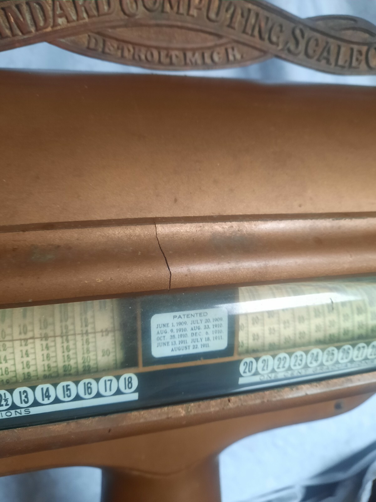 Rare Gold 1911 Antique The Standard Computing Scale Co General Store ...