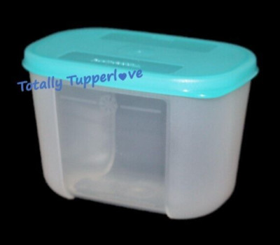 Tupperware Freezer Mates Container Single Mini Rectangle 290 ml Blue ...