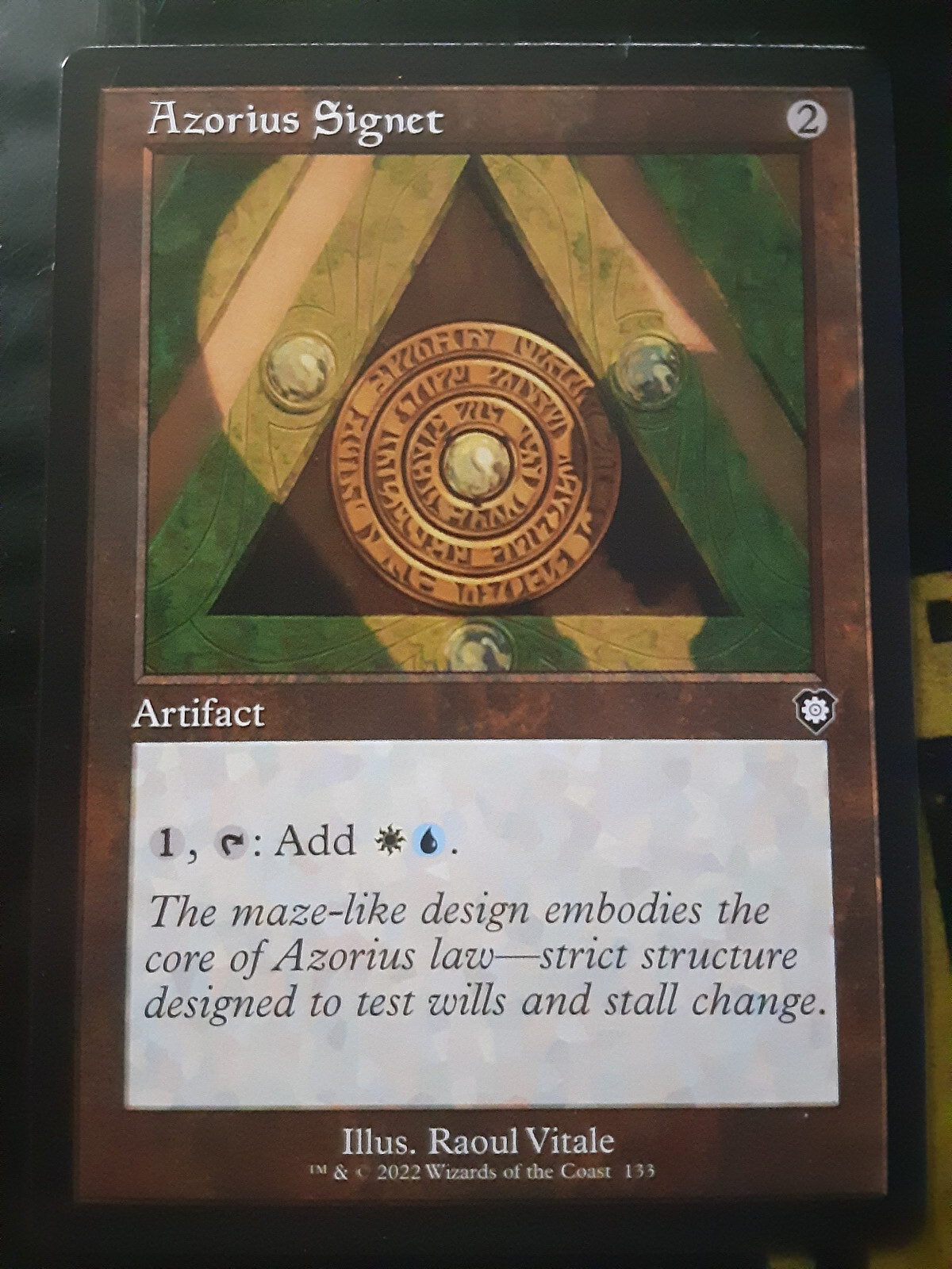 Azorius Signet , Commander Brothers War , Near Mint , MTG,FREE SHIPPING ...