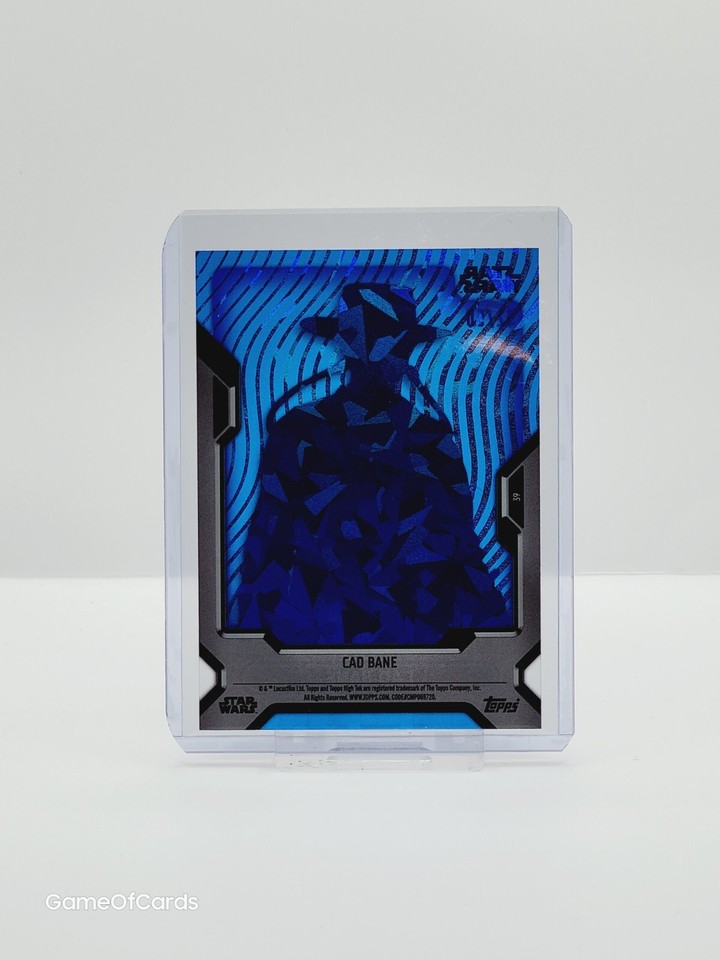 2023 Star Wars High Tek CAD BANE /50 - Blue Wave Diffractor | eBay