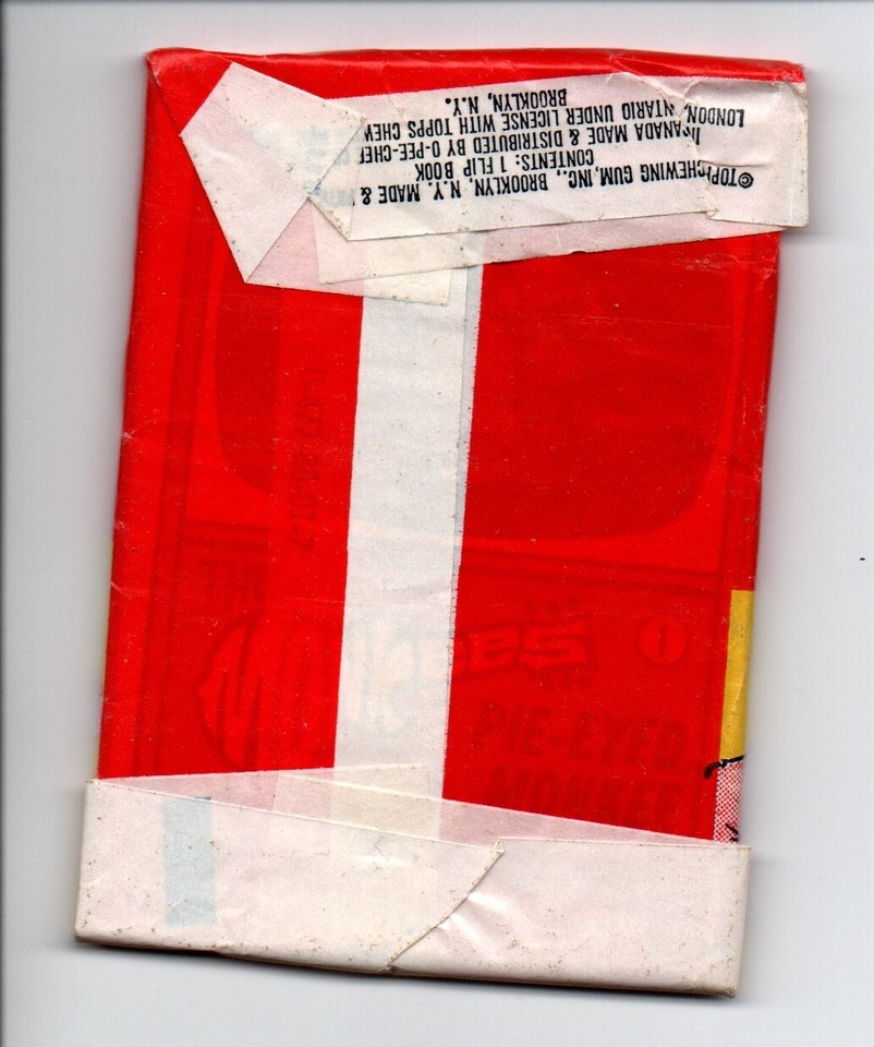 1967 Topps The Monkees Flip Movies Wax Pack | eBay