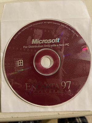 Microsoft Encarta Encyclopedia 1997 (PC CD-ROM) CD ONLY | eBay