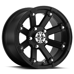 Vision ATV 12x7 Wheel Matte Black 393 Lock Out UTV 5x4.5 +2.5mm ...