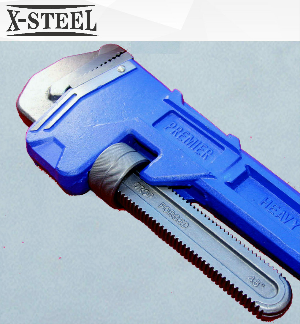 Super Heavy Duty Adjustable Pipe Monkey Wrench 24"/600mm 76mm Jaw Open ...