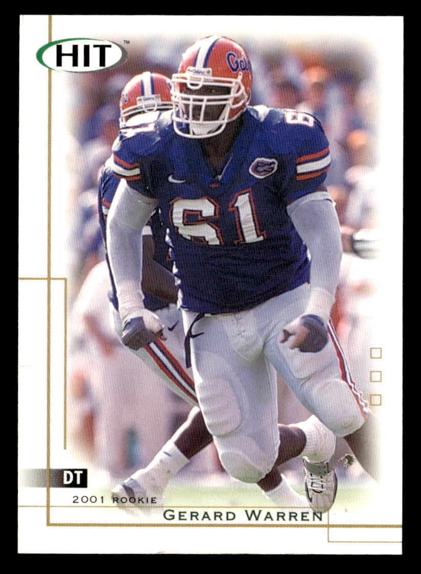 2001 SAGE Hit - #16 Gerard Warren (RC) for sale online | eBay
