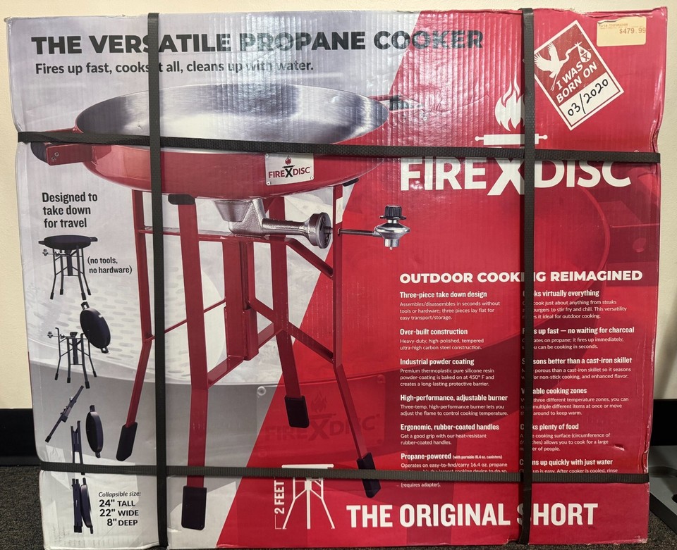 Firedisc Deep 24" Portable Propane Cooker | eBay
