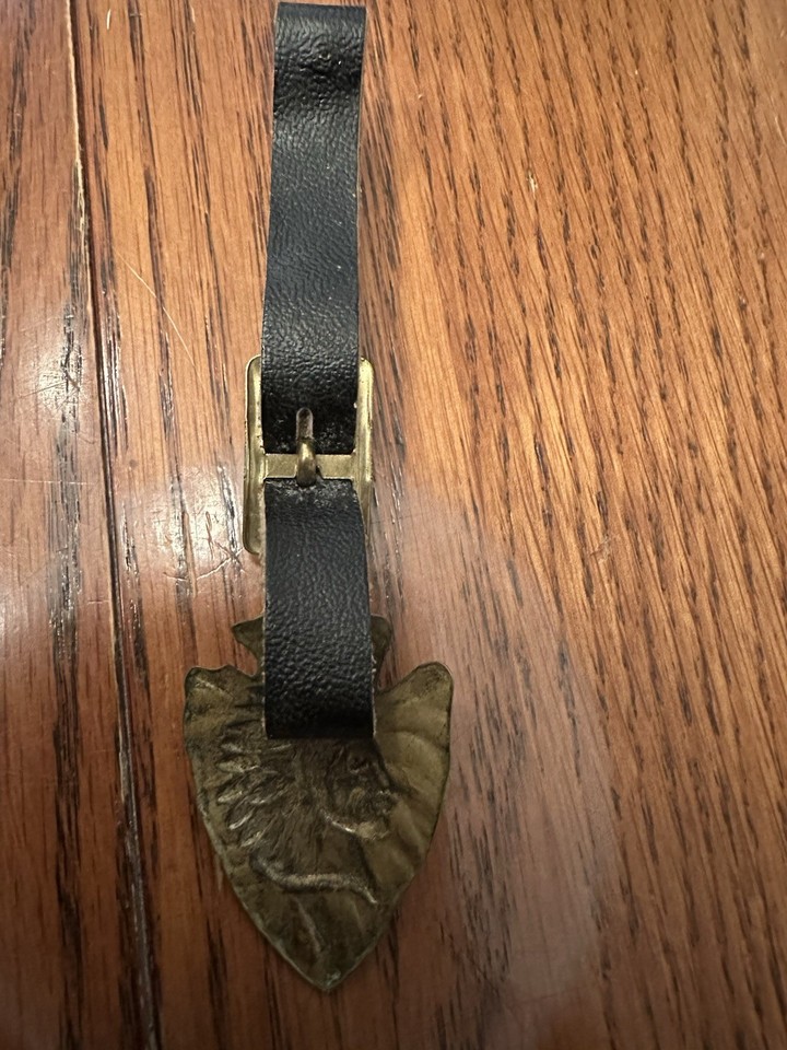 ANTIQUE AMERICAN INDIAN CHIEF ARROWHEAD WATCH FOB | eBay