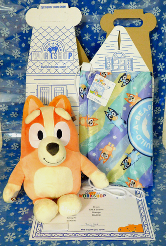 Build a Bear Bingo Plush w. 5-in-1 Sound, Bluey/Bingo Bag Box ...
