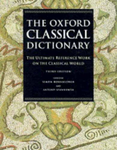 The Oxford Classical Dictionary by Simon Hornblower: Used 9780198661726| eBay