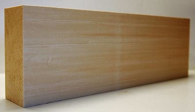 Basswood Hardwood Block - 1pc x 48mm Thick x 100mm Wide x 300mm Long ...