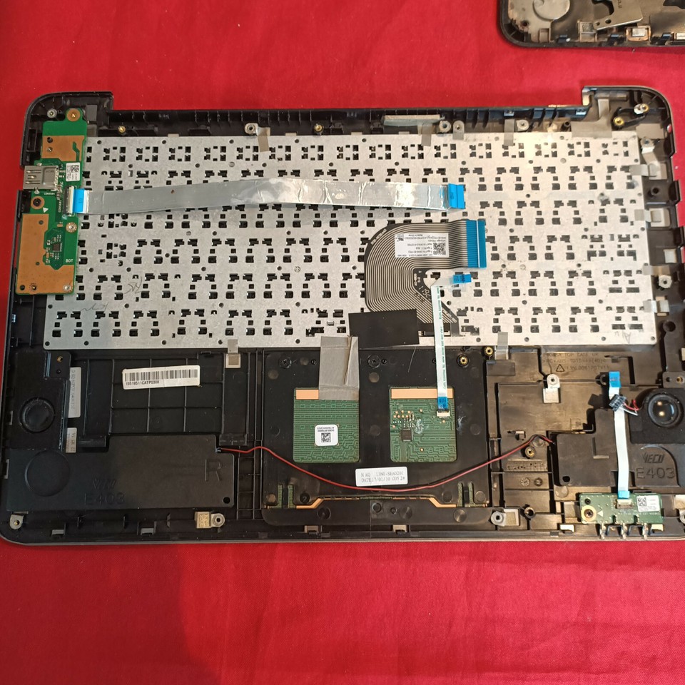 ASUS E403S AZERTY Keyboard In Its Brushed Aluminum Top Case Used | eBay