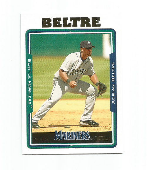 ADRIAN BELTRE (Seattle Mariners) 2005 TOPPS UPDATE CARD #UH25 | eBay