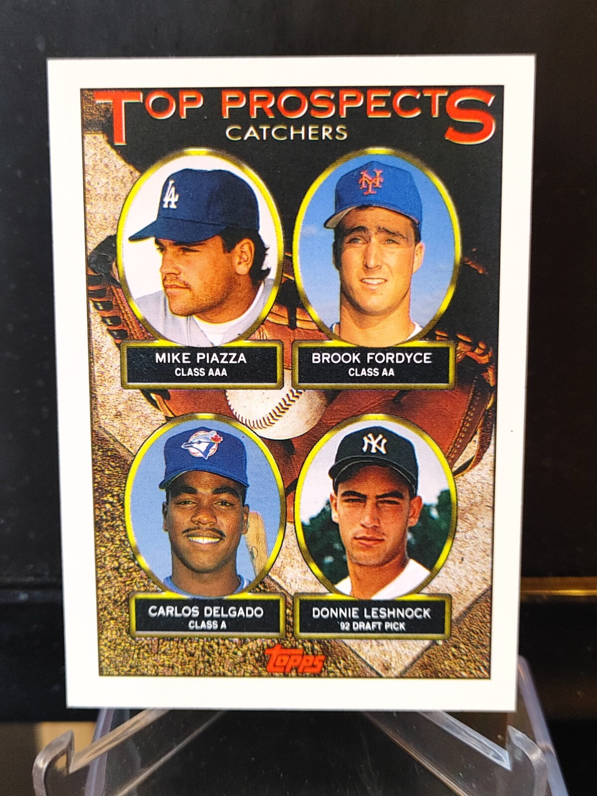 Mike Piazza RC 1993 Topps Prospects #701 - Carlos Delgado - Brook ...