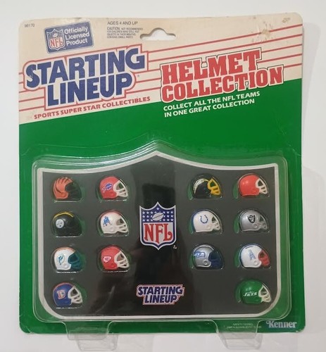 1989 Kenner Starting Lineup AFC DEFENSIVE Helmet Collection NFL ...