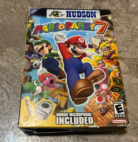 Mario Party 7 Big Box Complete with Microphone Nintendo Gamecube | eBay